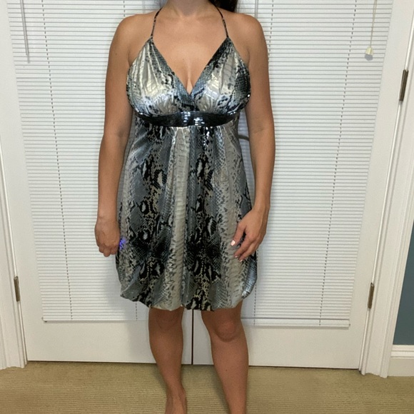 Dresses | Snake Skin Patterned Dress | Poshmark